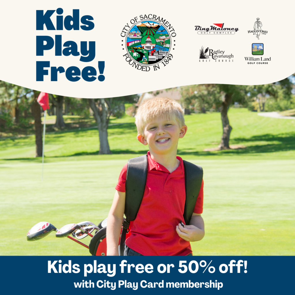 Come play golf at William Land Park in Sacramento, CA