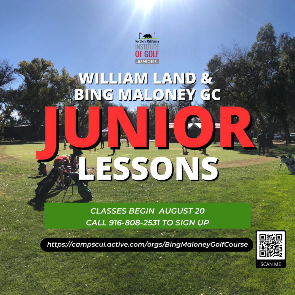 Come play golf at William Land Park in Sacramento, CA